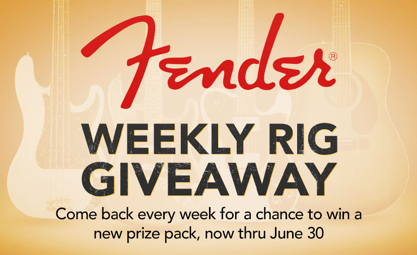 Fender® Weekly Rig Giveaway | Musician's Friend